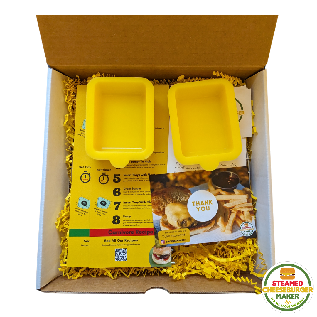 Steamed Cheeseburger Home Chef – Replacement Trays (2 pk) – Steamed ...